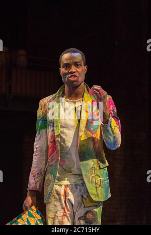 Paapa Essiedu (Hamlet) in HAMLET by Shakespeare at the Royal ...