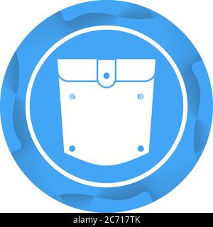 Unique Pocket Square Vector Glyph Icon Stock Vector Image & Art - Alamy