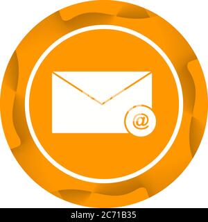 Unique Mail Vector Glyph Icon Stock Vector Image & Art - Alamy