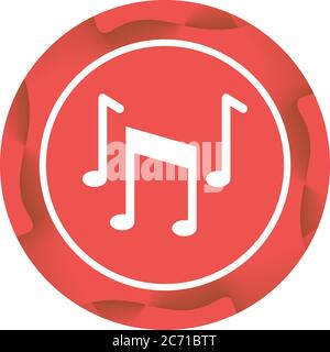 Unique Musical Notes Vector Glyph Icon Stock Vector Image & Art - Alamy