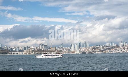 Cityscape view over a large residential area with buildings Stock Photo ...