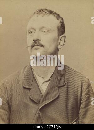 This portrait of Charles Ferter, a French anarchist from Melun ...