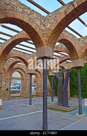 El Clot public park in Barcelona Spain Stock Photo - Alamy