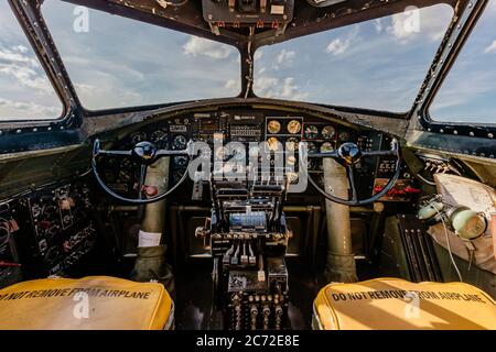 B-17 Flying Fortress Interior Stock Photo - Alamy