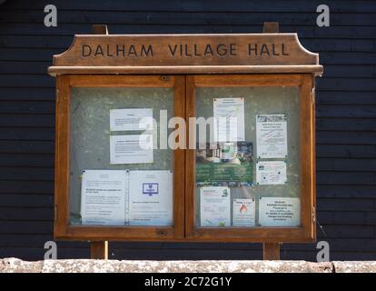 Village notice board Stock Photo - Alamy