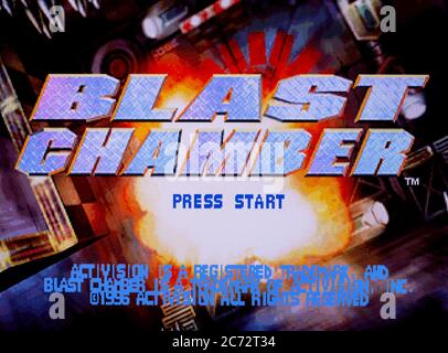 Blast Chamber - Sega Saturn Videogame - Editorial use only Stock Photo ...