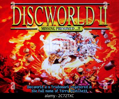 Discworld II 2 - Sega Saturn Videogame - Editorial use only Stock Photo ...