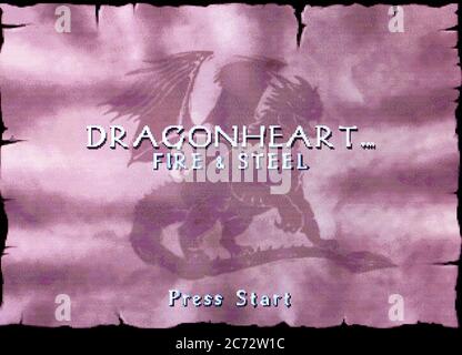 Dragonheart Fire & Steel - Sega Saturn Videogame - Editorial use only ...