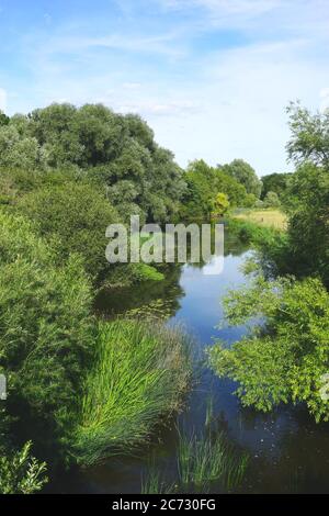 The River Great Ouse at Olney Bridge Stock Photo - Alamy