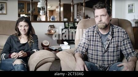SKYMAN, from left: Nicolette Sweeney, Michael Selle, 2020. © Gravitas ...