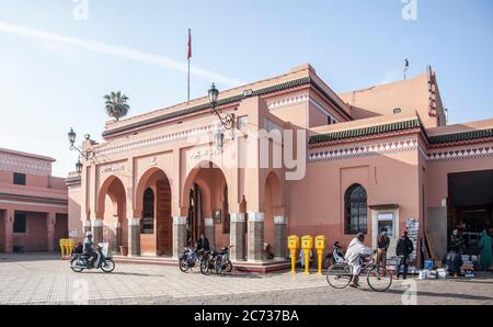 Post office, Poste Maroc, Marrakech, Morocco, Africa Stock Photo - Alamy