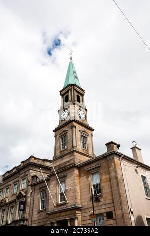 Airdrie Town Centre and Townhouse steeple, Scotland, UK Stock Photo - Alamy
