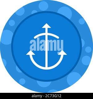 Unique Anchor Vector Glyph Icon Stock Vector Image & Art - Alamy