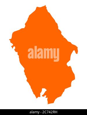 Map of Ancash Stock Photo - Alamy