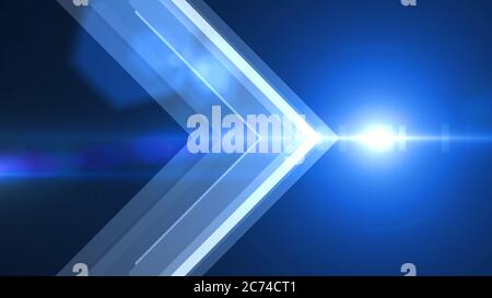 Technology future arrows abstract background, moving forward concept ...
