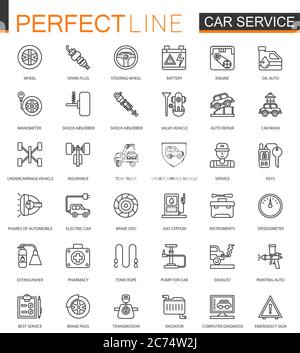 car wash line icon, outline symbol, vector illustration, concept sign ...