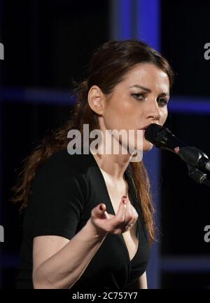 Milan, Italy Helena Hellwig singer Massimo Germini Guitar concert for ...