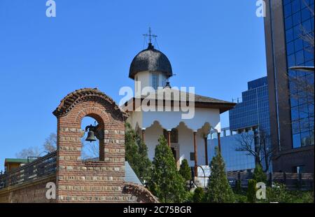 Bucur church, the oldest in Bucharest, Romania Stock Photo - Alamy
