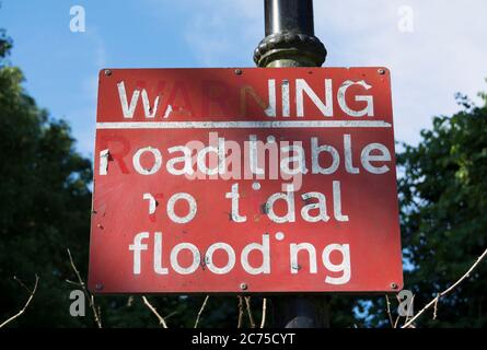 Road liable to flooding sign Stock Photo - Alamy