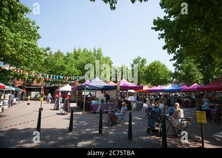 Gloucester Green Market in Oxford, UK Stock Photo - Alamy
