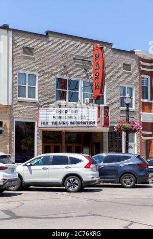 Courthouse Square in Goderich, Ontario, Canada, before the 2011 tornado ...