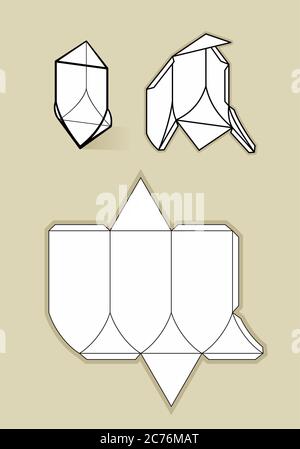 Complex form with blueprint template Stock Vector Image & Art - Alamy