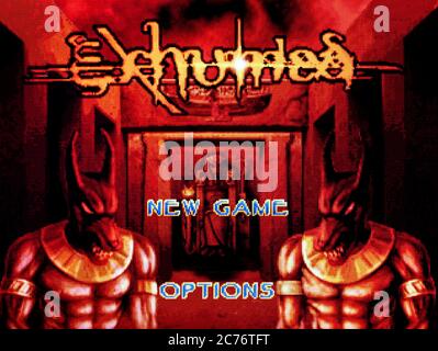 Exhumed - Sega Saturn Videogame - Editorial use only Stock Photo - Alamy