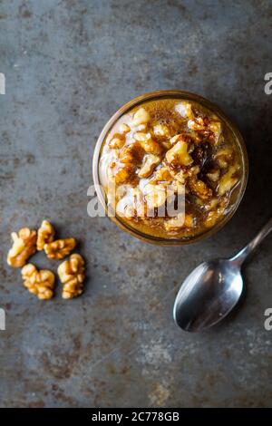 Wet Walnuts in a Jar Stock Photo - Alamy