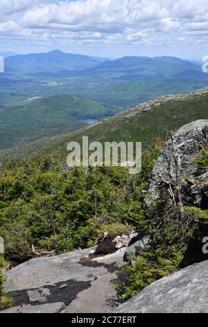 Alpine landscape wilderness in Adirondack Mountains New York Stock ...