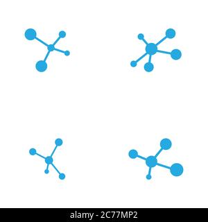 Molecule symbol logo template vector illustration design Stock Vector ...