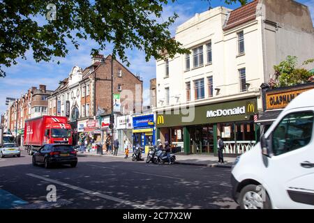 Clapham High Street, Clapham, London Borough of Lambeth, Greater Stock ...