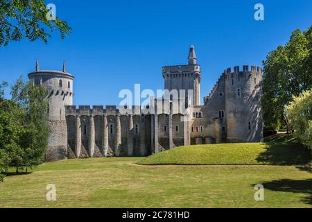 11th/12th and 19th century Chateau-Guillaume, Lignac, Indre (36 ...