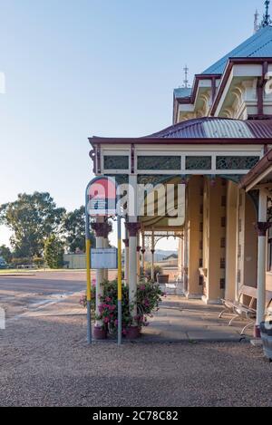 Mudgee Railway Station is an example of a first-class country terminal ...