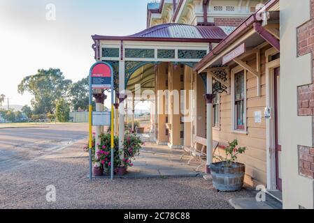 Mudgee Railway Station is an example of a first-class country terminal ...