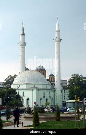 FERIZAJ, KOSOVO - SEPTEMBER 26, 2009: Passenger trains belonging to the ...