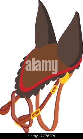 Horse bridle icon, isometric style Stock Vector Image & Art - Alamy