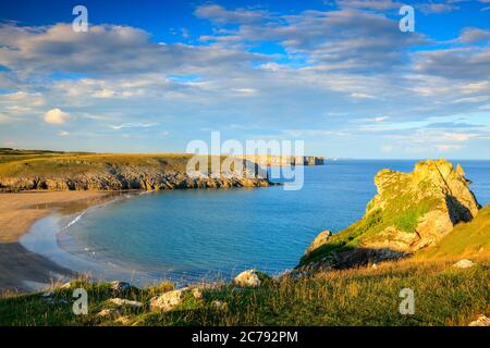 Broad Haven South beach, in the Pembrokeshire Coast National Park and ...