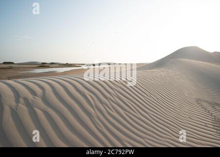 Dunes and lagoons near Jericoacoara beach in Tatajuba, Camocim, Ceara ...