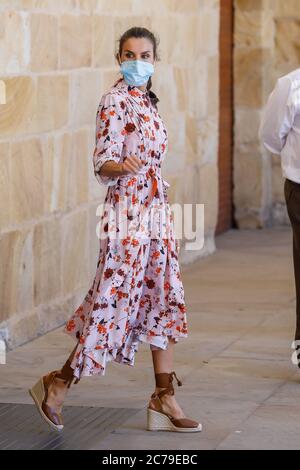 Soria, Spain. 15th July, 2020. ***NO SPAIN*** King Felipe VI of Spain ...