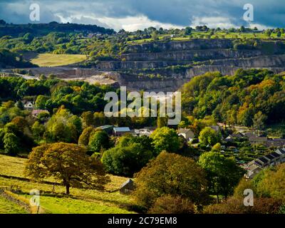 Dene Quarry Cromford Derbyshire England UK operated by Tarmac to ...