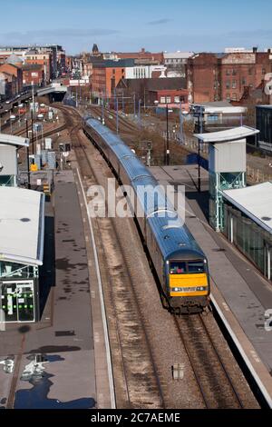 Chiltern Railways Mainline train, DVT end, Warwickshire, UK Stock Photo ...