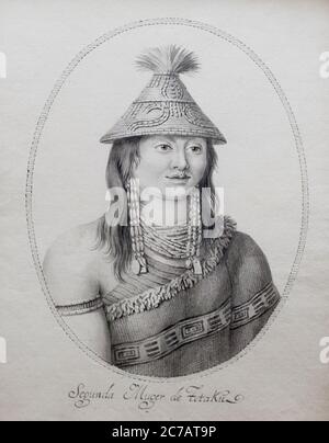 Nootka Tribe Native American whalebone club. Artist: Unknown Stock ...