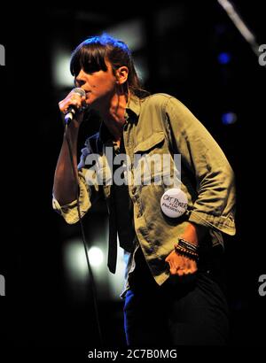 Cat Power (Charlyn Marie "Chan" Marshall) performs on stage at All ...