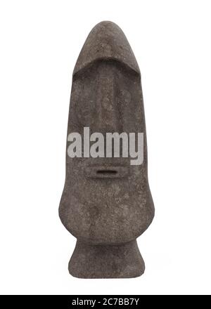 Moia Statue Isolated Stock Photo - Alamy