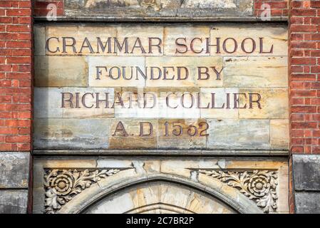 Horsham UK: Collyer's School Stock Photo - Alamy