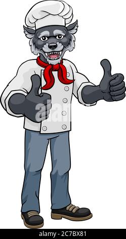 cartoon happy werewolf man Stock Vector Image & Art - Alamy