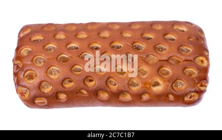 Rectangular apple pie isolated on white background Stock Photo - Alamy