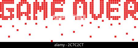 Level Up screen. Pixel video game achievement, pixels 8 bit games ui ...