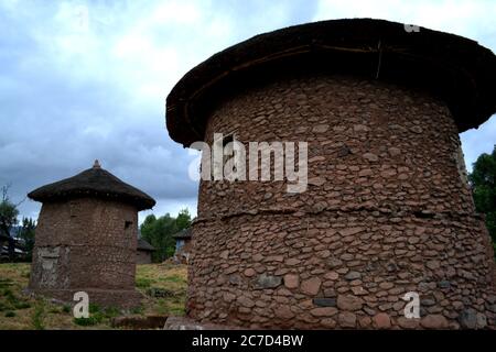 Tukul - traditional Ethiopian house Stock Photo - Alamy