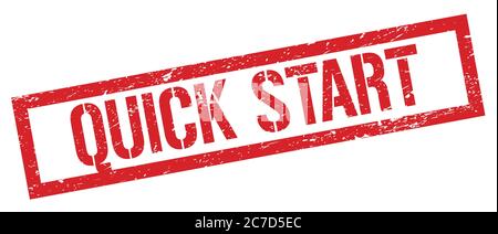 START red grungy rectangle stamp sign Stock Photo - Alamy